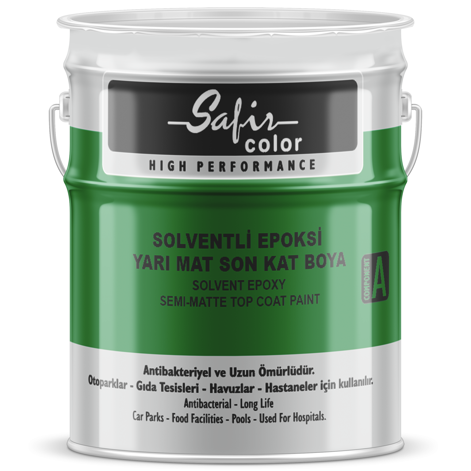 SOLVENT EPOXY SEMI-MATTE TOP COAT PAINT - Safir Paint